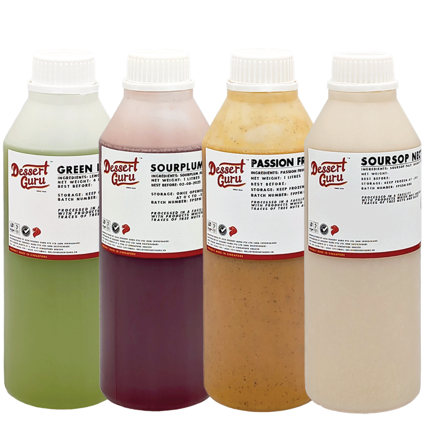 Fresh Fruit Juice Nectars – Dessert Guru